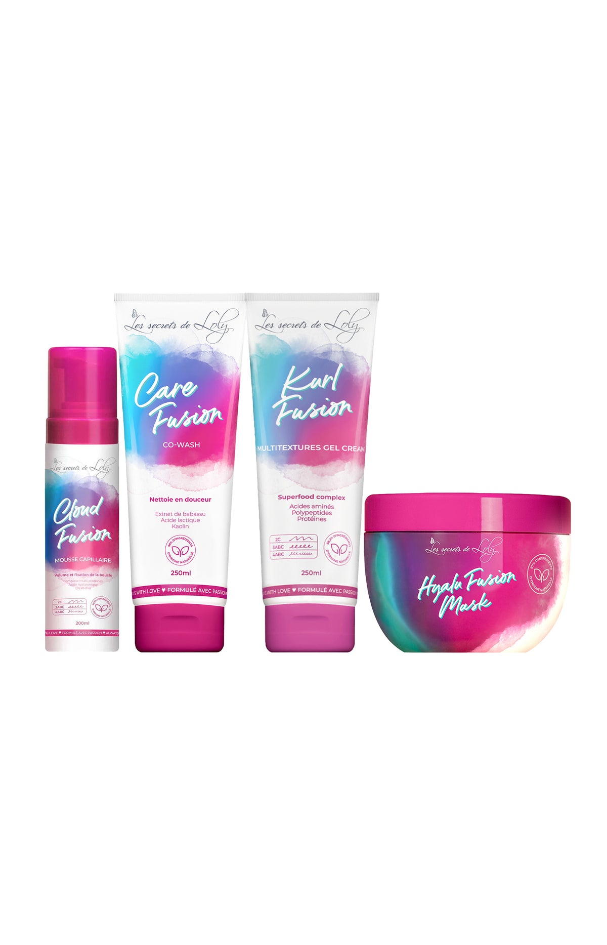 Routine soin - Cheveux multi-texturés - 4 produits - Les Secrets De Loly - Beauté Privée