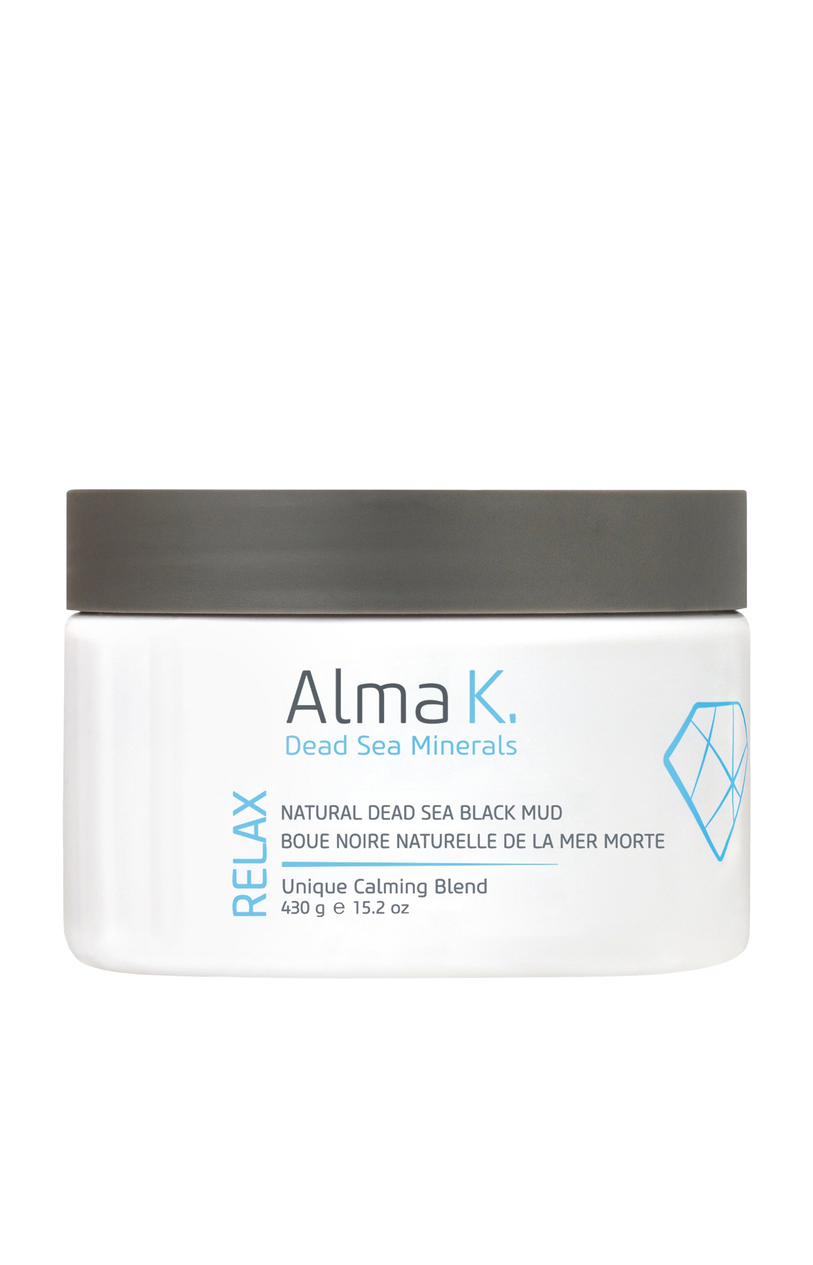 Boue noire naturelle de la Mer Morte - Corps - 430 g - Alma K - Beauté ...