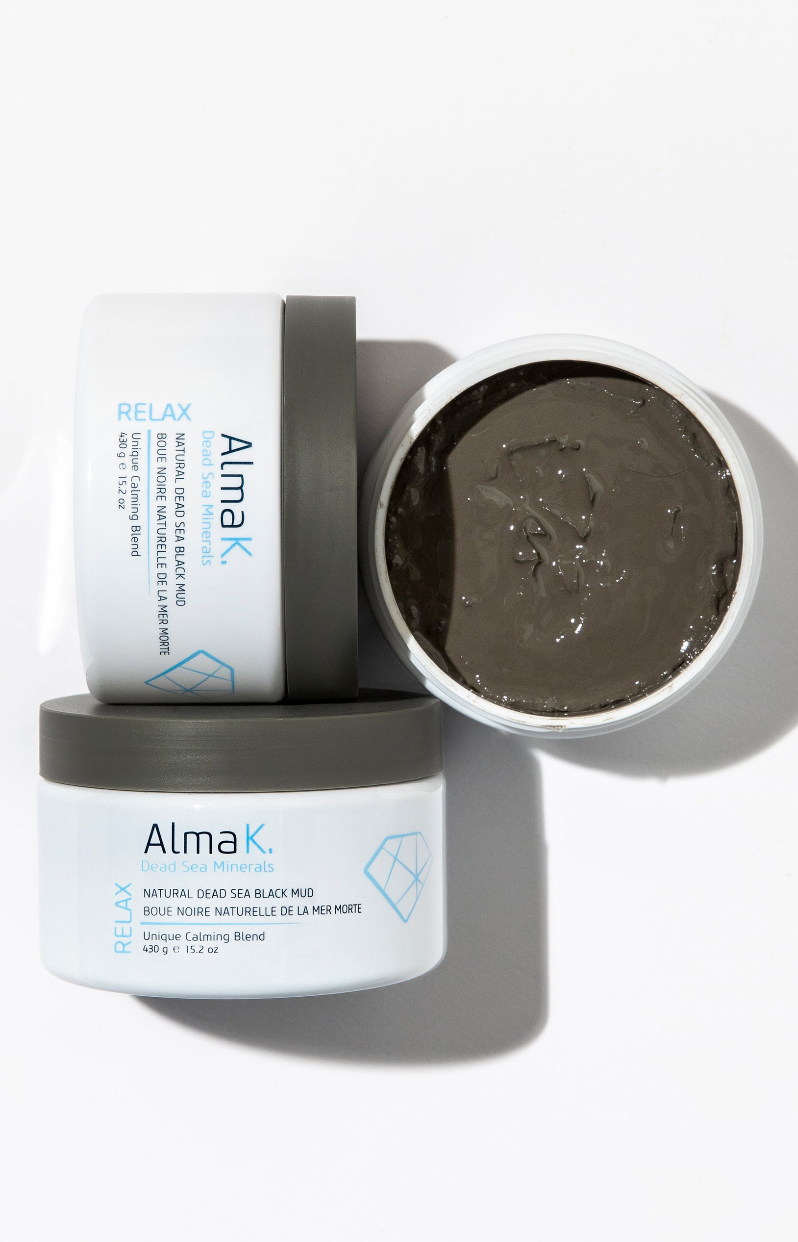 Boue noire naturelle de la Mer Morte - Corps - 430 g - Alma K - Beauté ...