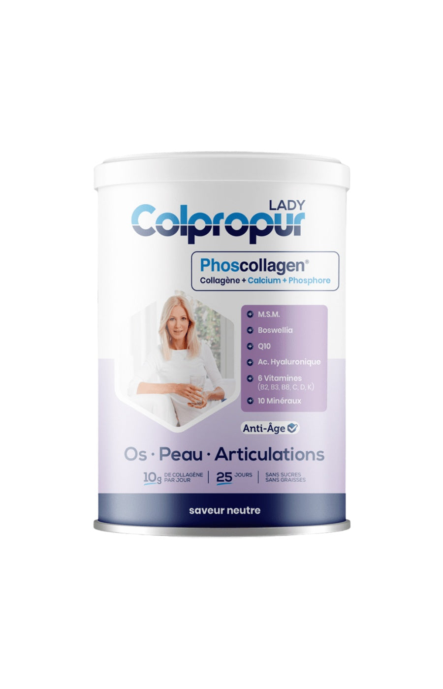 Cure collagène Lady - Os, peau & articulations - Goût neutre - 327 g ...