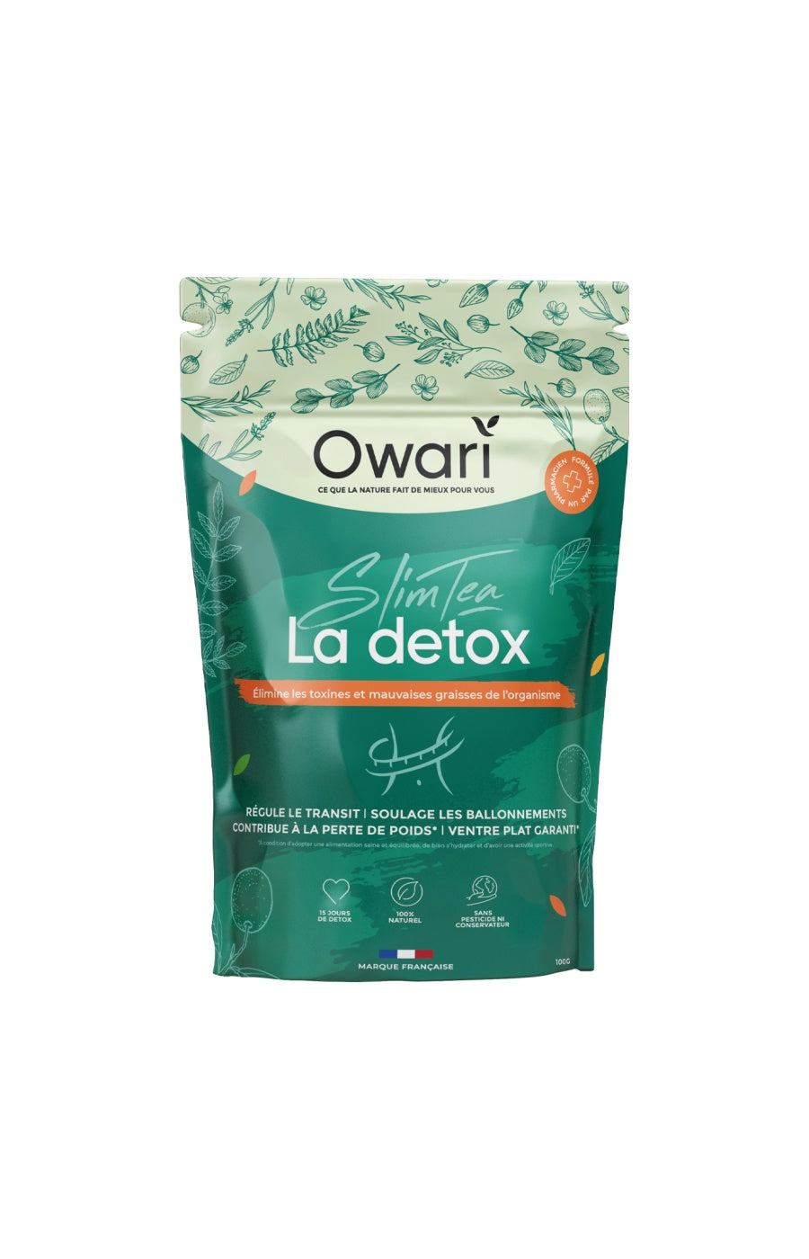 Infusion naturelle minceur & détox - Slim' Tea - 15 jours - Owari ...